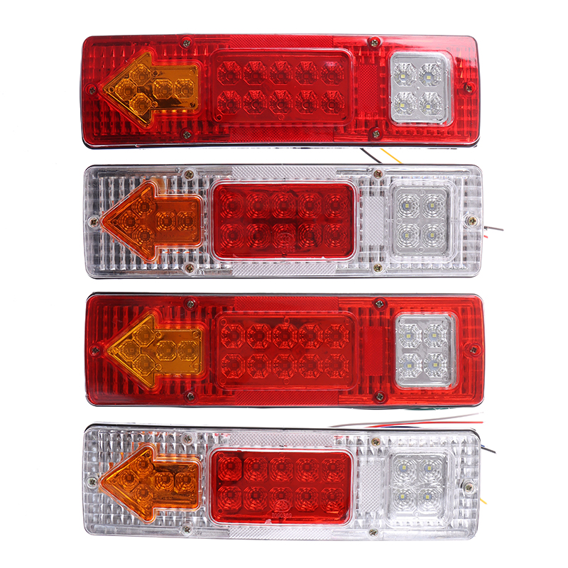 Rimorchio Impermeabile Camion Camion Luce Posteriore 19 LED 12 V 24 V Luce Segnale Giro