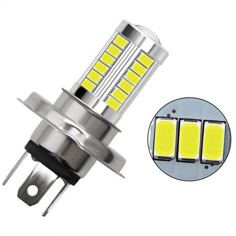 Lampada LED H4 Faro Auto 33 SMD 5630 5730 Lampadina Auto Automobile Fanale Nebbia