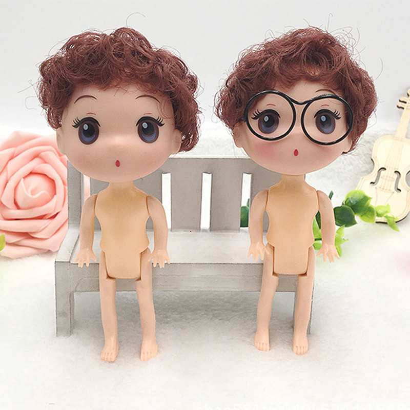 Great Collection 5PCS Fashion Round Frame Lensless Retro Doll Glasses For Dol ba