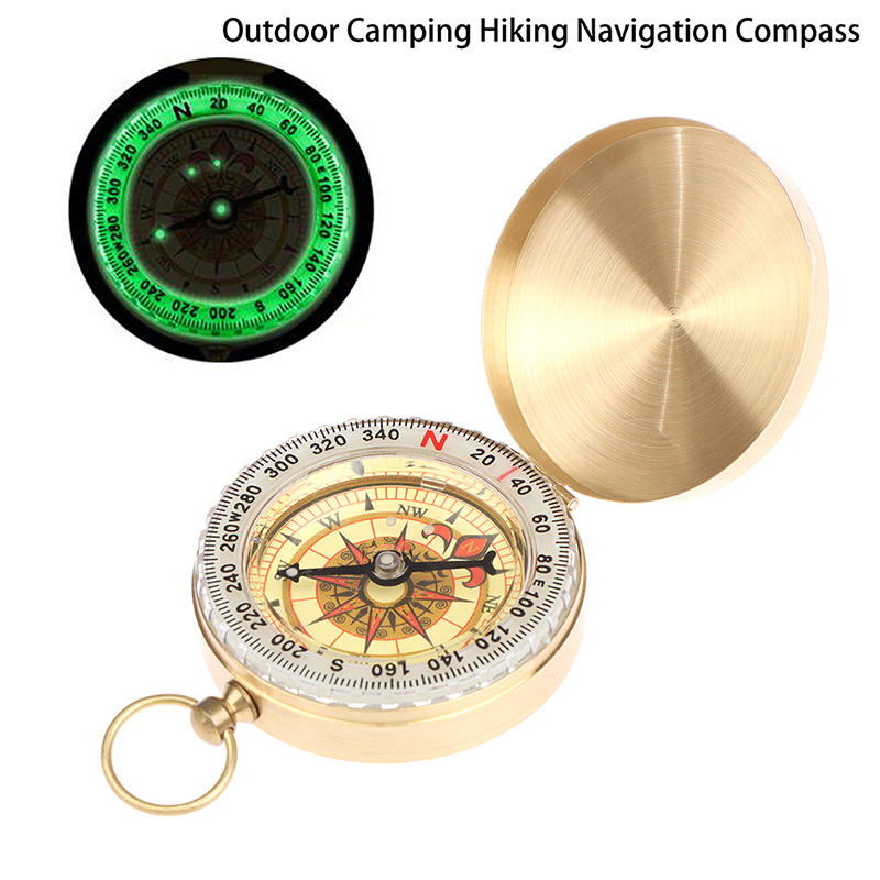 Camping Hiking Pocket Golden Compass Compass Navigation for Outdoor ...