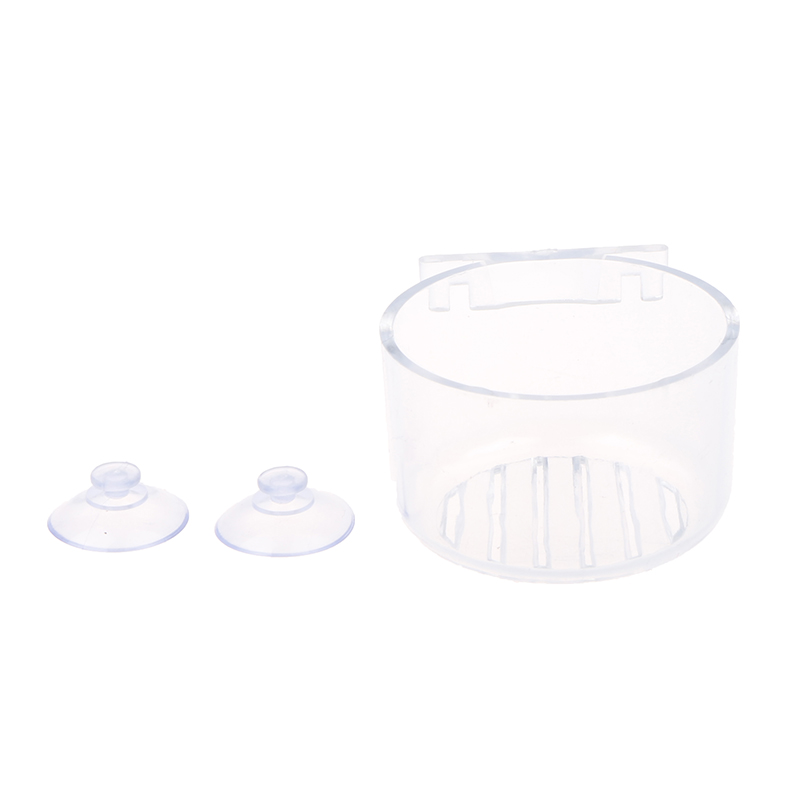 1PC Aquarium Decor Hanging Fish Tank Mini Glass Pot Water Potted Planting Cup