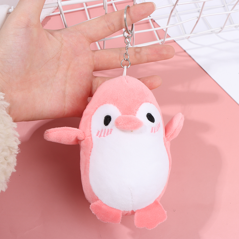 Adorabile 12 cm Penguin Plush Toy Baby Kid's Gift Key Chain's Plush Coy Boll  Pe