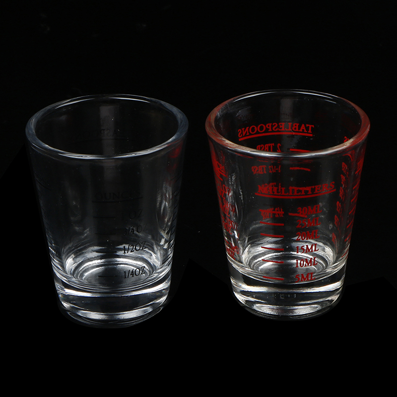 1Pc 50/100 ML Glass Measuring Cup With Scale Shot Glass Liquid Glass ...