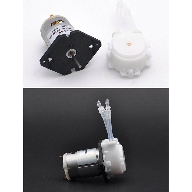 Pompa liquido peristaltica muta autoadescante DC Micro per dosaggio di laboratorio analitico H p