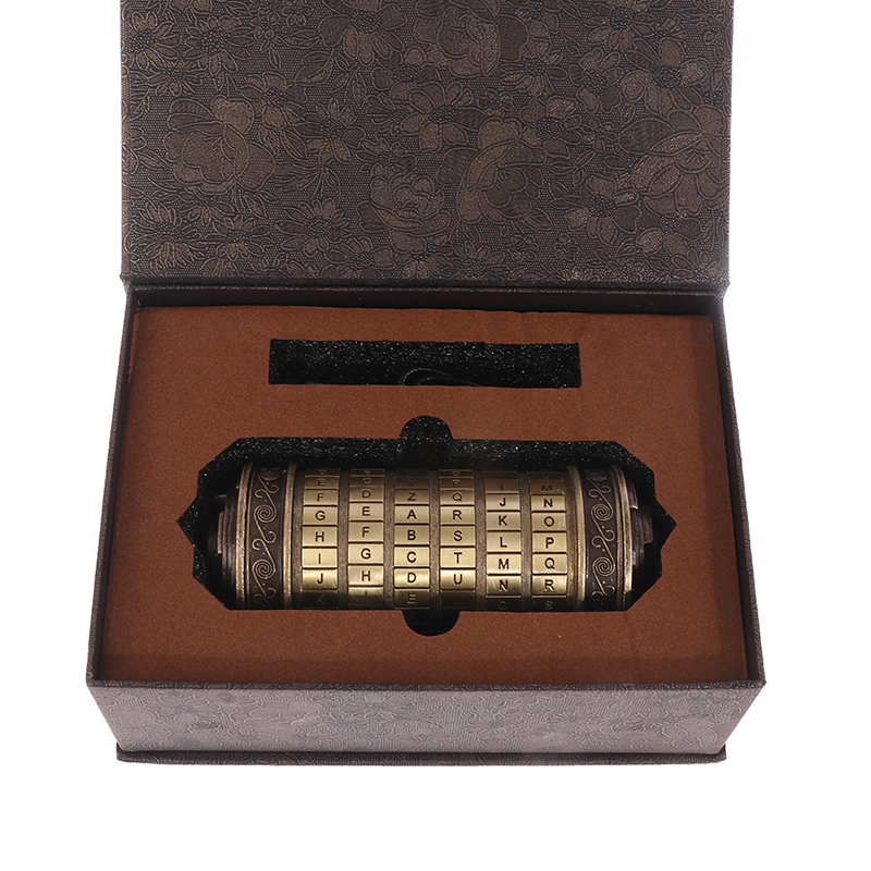 Da Vinci Code Toys Metal Cryptex Locks Wedding Gifts Valentine's Day Gift ba