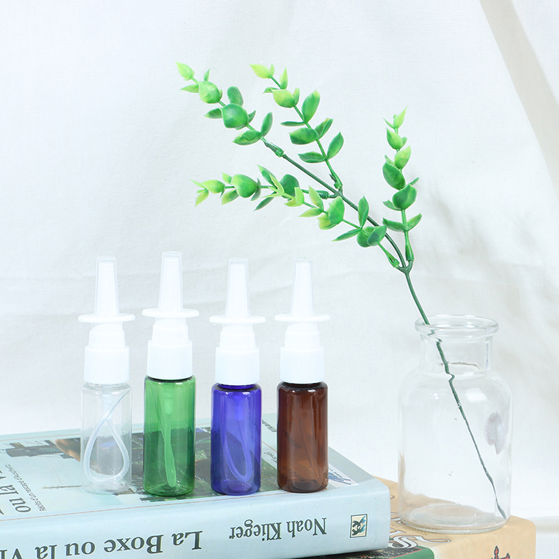 20ml Empty Plastic Nasal Pump Spray Bottles Sprayer Mist Nose Refilla ...
