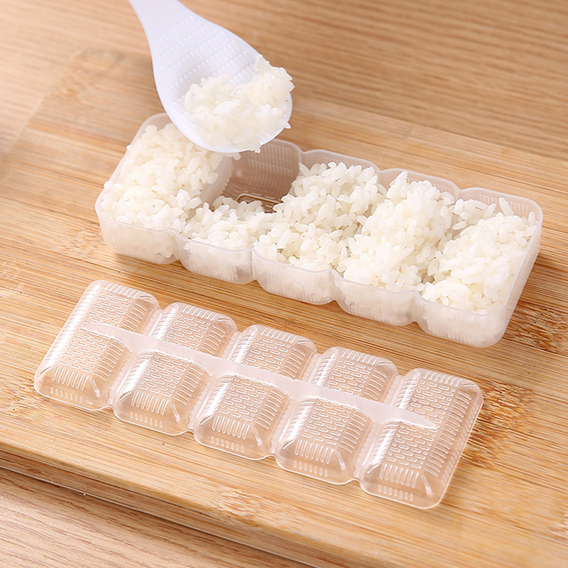 5Pcs/set Sushi Nigiri Maker Rice Ball Molds Nonstick Press Maker DIY Bento TBGU | eBay Australia