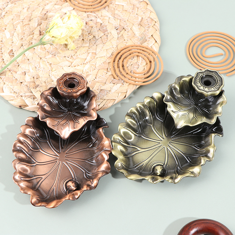Lotus leaf Backflow incense burner Incense Base For Living Room DecorB ...