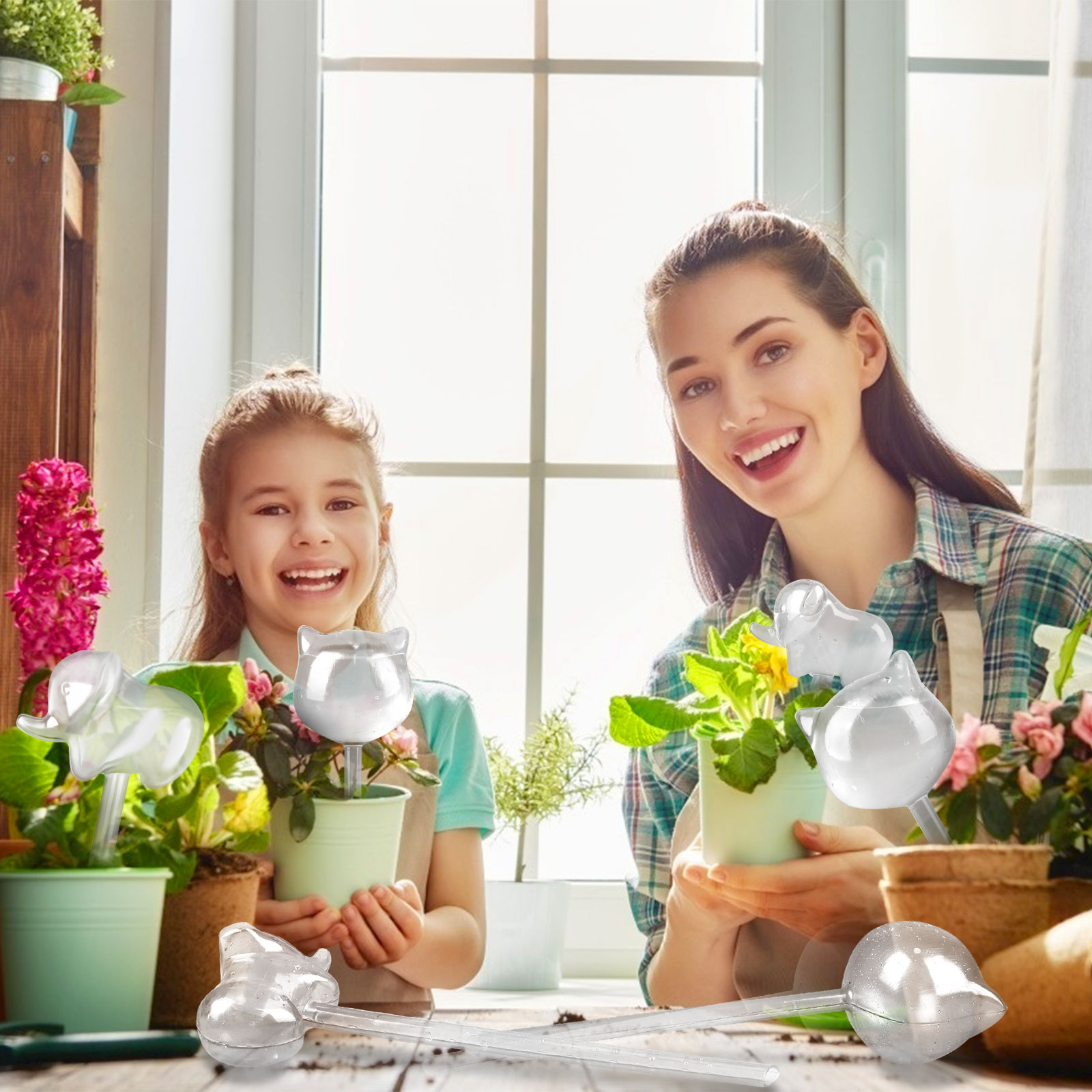 3 Pcs Plantaux Balbs Boulles D'arrêtes Automatiques Pour Les Plantes