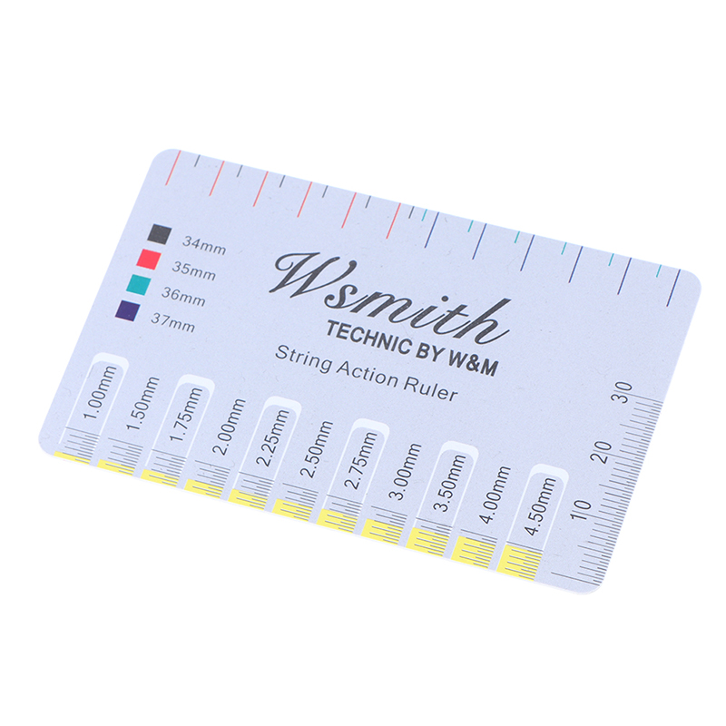 2pcs Guitar String Action Gauge String Pitch Ruler Measuring Tool ...