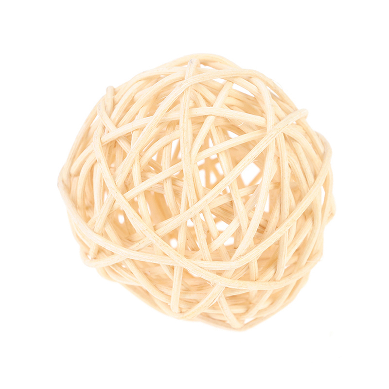 4Pcs Hamster Small Animal Activity Chew Toys Rabbits Bird Parrot Rattan Balls ba