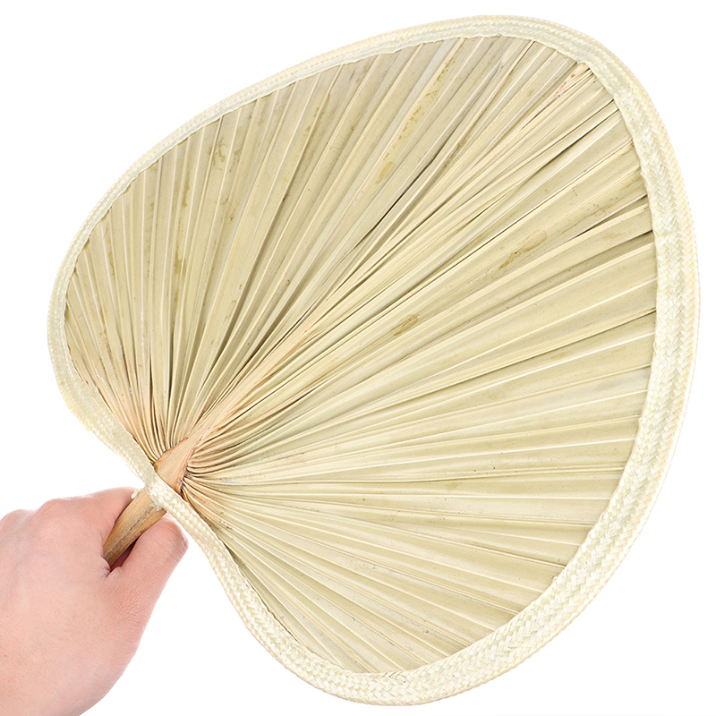 Straw Fan DIY Hand-woven Palm Leaf Woven Summer Cooling Mosquito ...