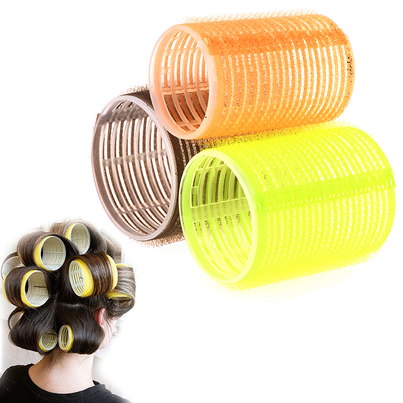 Self Grip Rollers Cling Stick Hair Curler Curls Wave Styling Salon ...