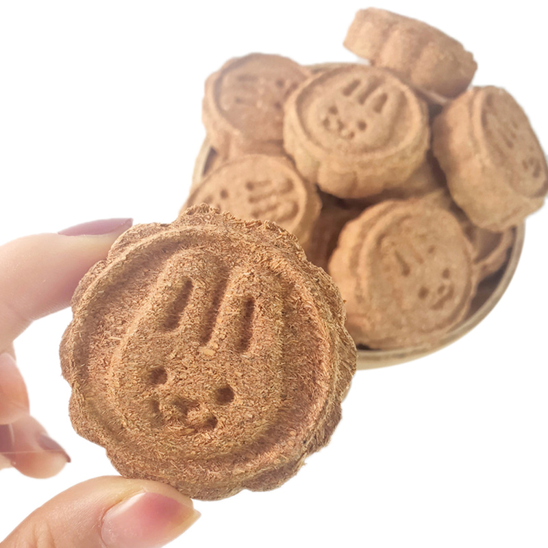 1pz Torta Digrignare Denti Criceto Biscotto Coniglio Masticare Giocattolo Gioco St