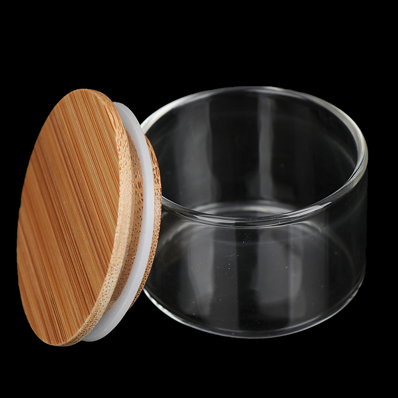 Wood Glass Dappen Dish Bowl Cup Liquid Container Holder Bottle DIY Nail ...