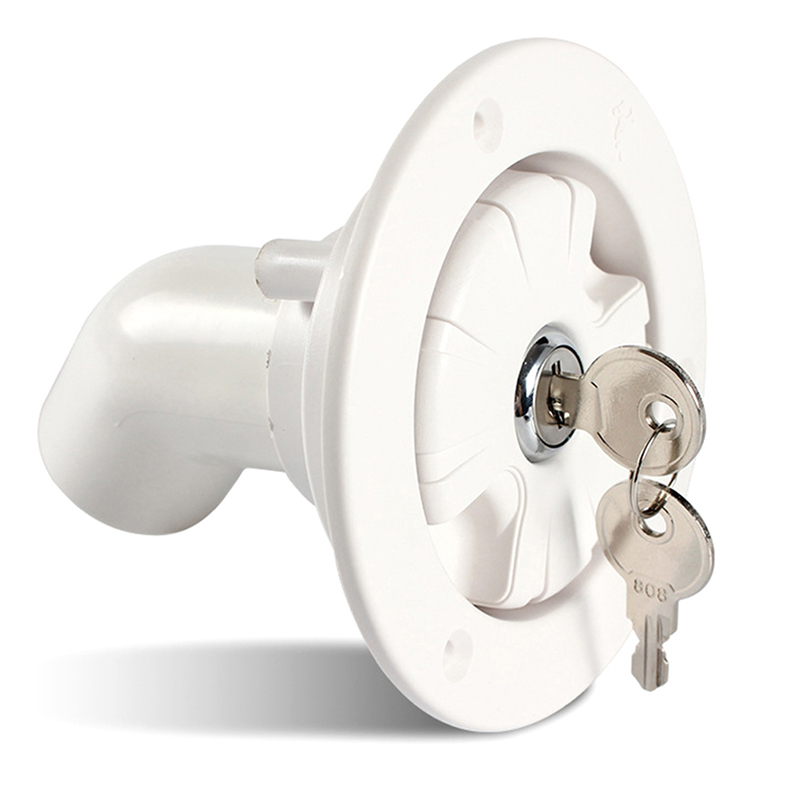 Rubber Lockable Leakproof Fresh Water Inlet Motorhome Camper Boat RV Accessory