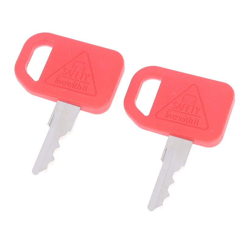 2PCS JDR Excavator Keys pour John Deere AT195302 AR51481 600 chargeurs