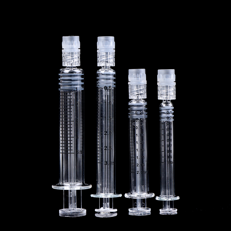 GLASS SYRINGE LUER Lock Syringe Borosilicate Glass Prefillable Syri SZ ...