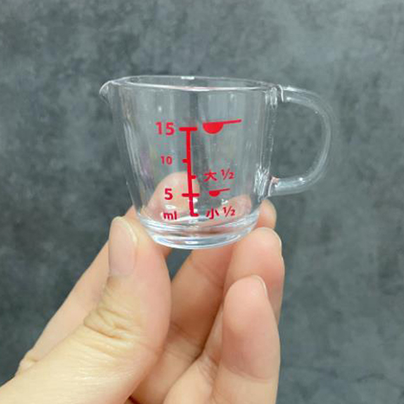 Laboratory Plastic measuring cup 15ml 1:12 Dollhouse Miniature ...