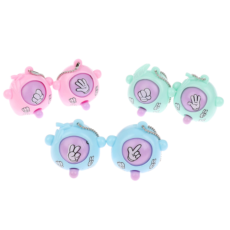 6Pcs/lot Mini Mora Device Fair Finger-guessing Game Rock Paper Scissors ...