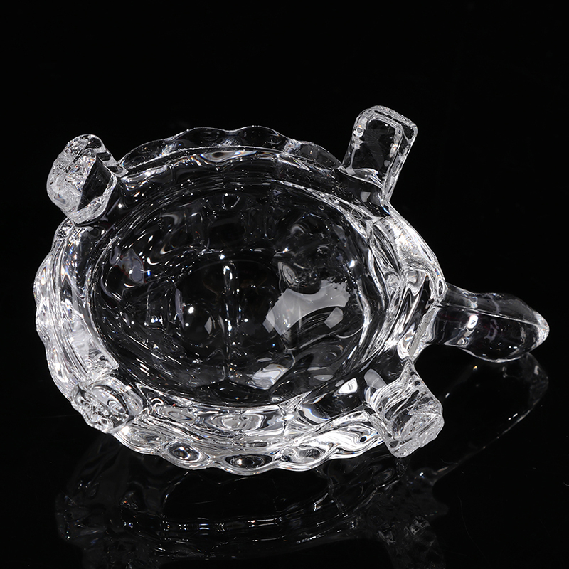 Glass Tortoise Ornament Home Decor Accessories Simulated Tortoise Desktop De-tz
