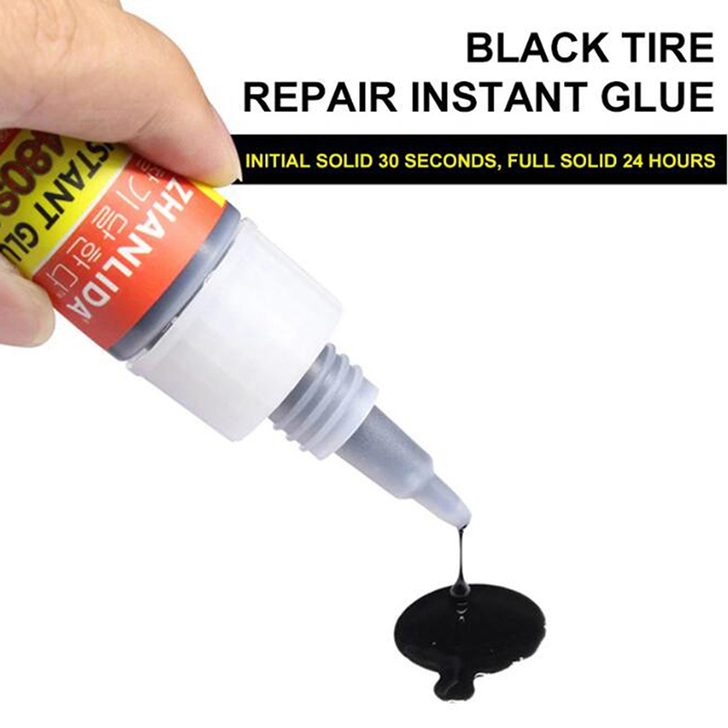 1Pc Car Tire RepairGlue Black Adhesives Sealers Window Seal Tire Repair Glue