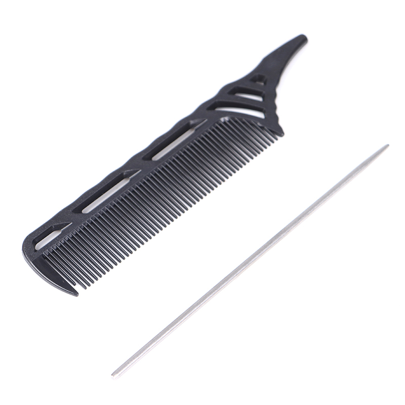 Women Long Rat Tail Comb Bone Tip Sharp End Braid Divider Comb Parting ...