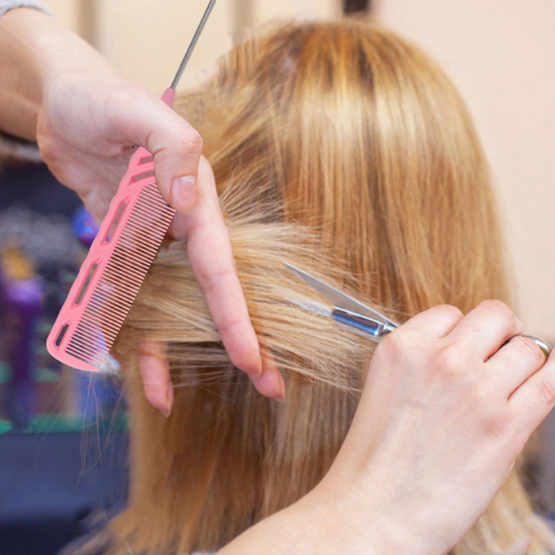 Women Long Rat Tail Comb Bone Tip Sharp End Braid Divider Comb Parting ...