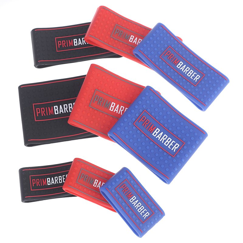 3Pcs/set Non Slip Barber Clipper Grip Bands Sleeve Hair Clipper Holder ...