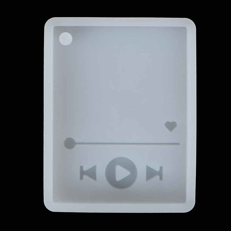 Super Glossy Epoxy Resin Player Mold Keychain Casting Silicone Mould ...