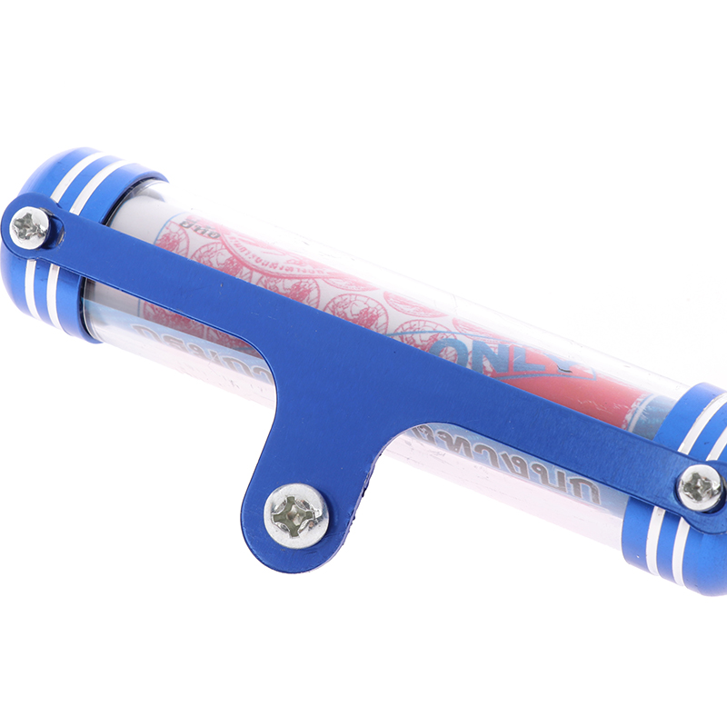 1pc Motorcycle Motorbike Tube Tax Disc Cylindrical Holder Frame License ...