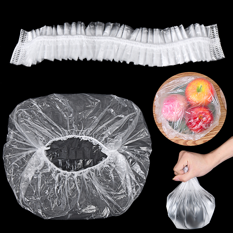 Disposable Food Cover Plastic Wrap Elastic Food Lids For Fruit Bowls ...