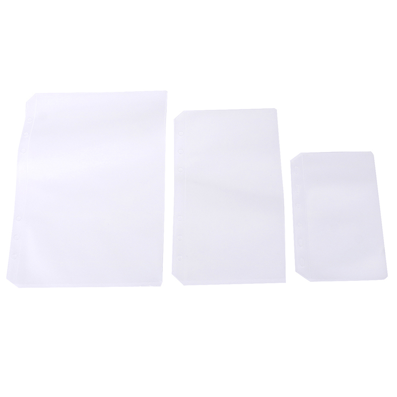 1PCS Binder Pockets A5 A6 A7 Binder Folders for Notebook Binder Transparent