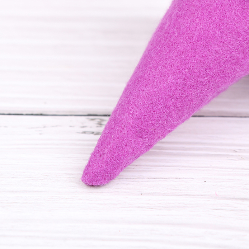 2pcs Mini Felt Witch Hats Handmade Wine Bottle Decor for Halloween Hair Decor Pe