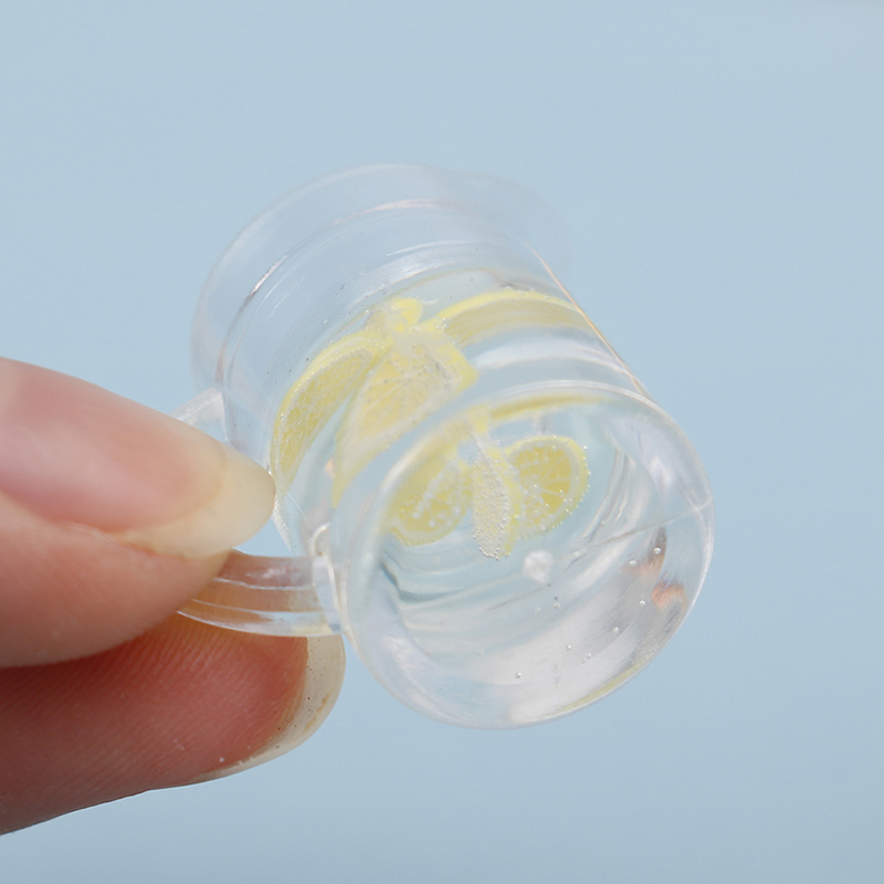 4Pcs/Set 1:12 Doll House Kitchen Boiling Water Lemonade Mini Life Scene ...