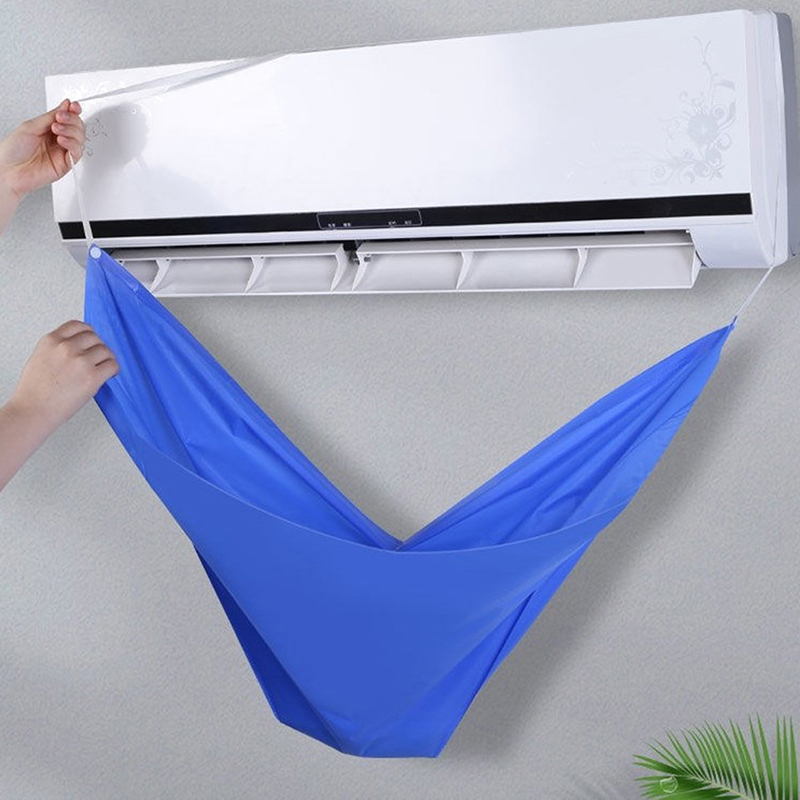 Air Conditioner Water Protection Cleaning Cover Washing Bag For Wall Mount F3