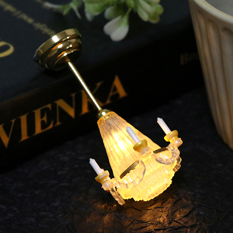 1:12 Dollhouse Miniature Ceiling Lamp LED Lamp Wall Light Living Room ...