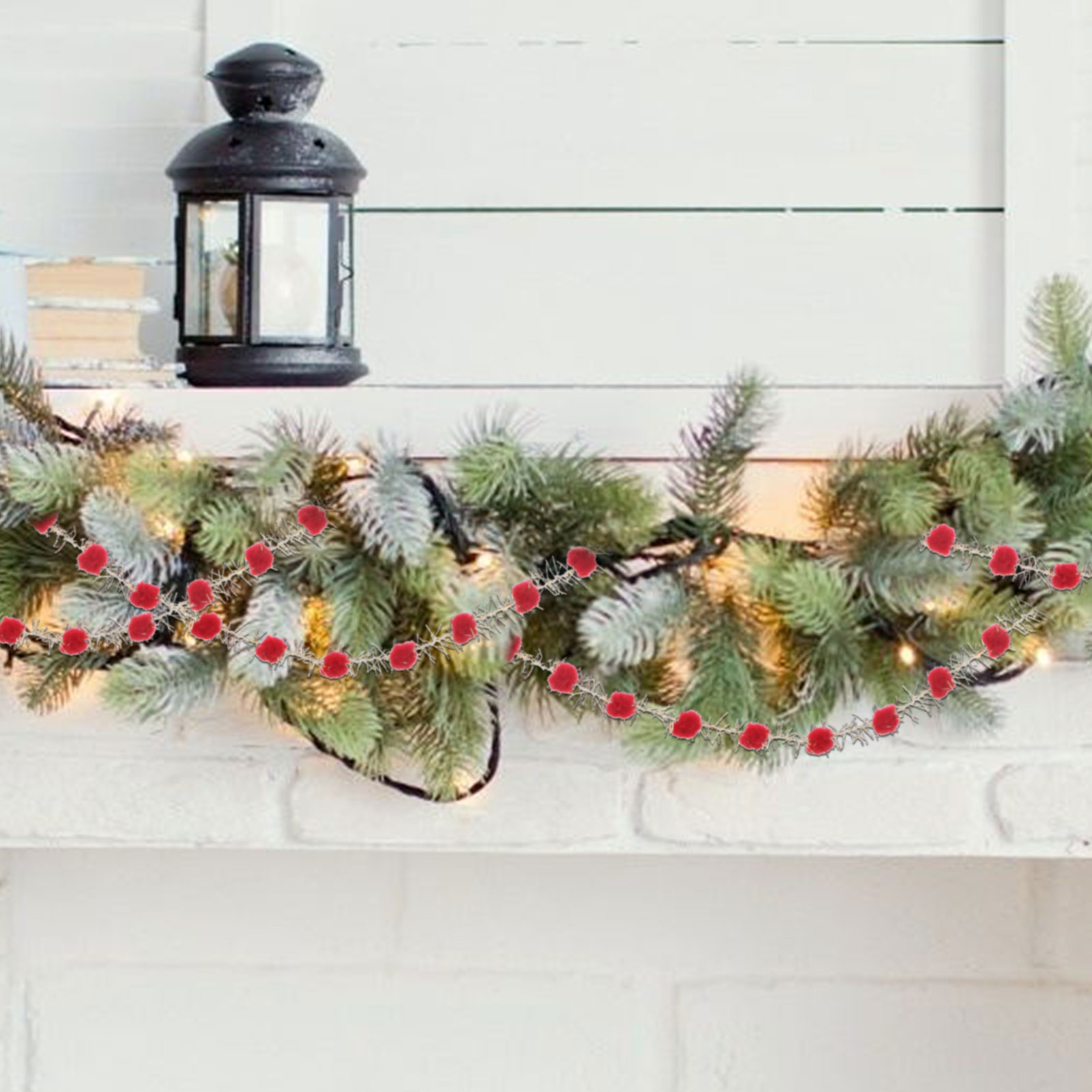 40 Feet Wrapping Ball Wrapping String with Plush Ball Colorful Art String