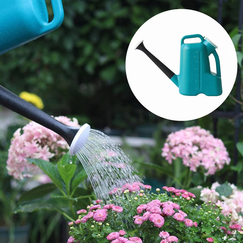 Irrigatore giardino 3/5 L grande capacità con bocca lunga pianta in plastica acqua L Th