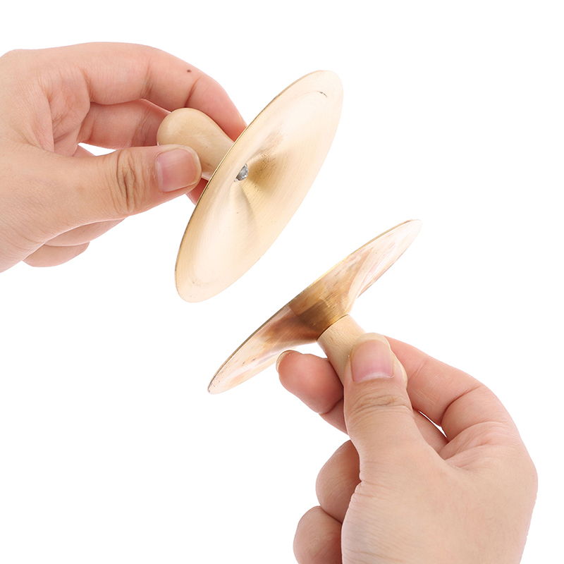 Hand Percussion Copper Cymbals Children Musical Instrument Education ...