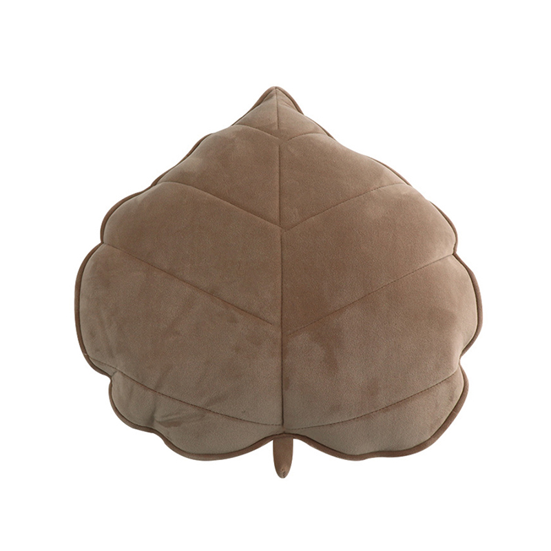 Foglie 3d simulazione peluche peluche cuscini decorativi per bambini 13x13cm  Pe