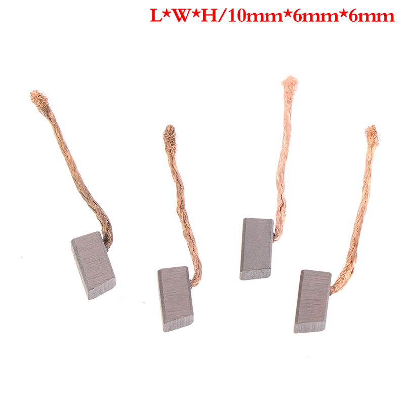 4pcs Electric Motor Carbon Brush Power Tool Blower Fan Graphite Brushes ...