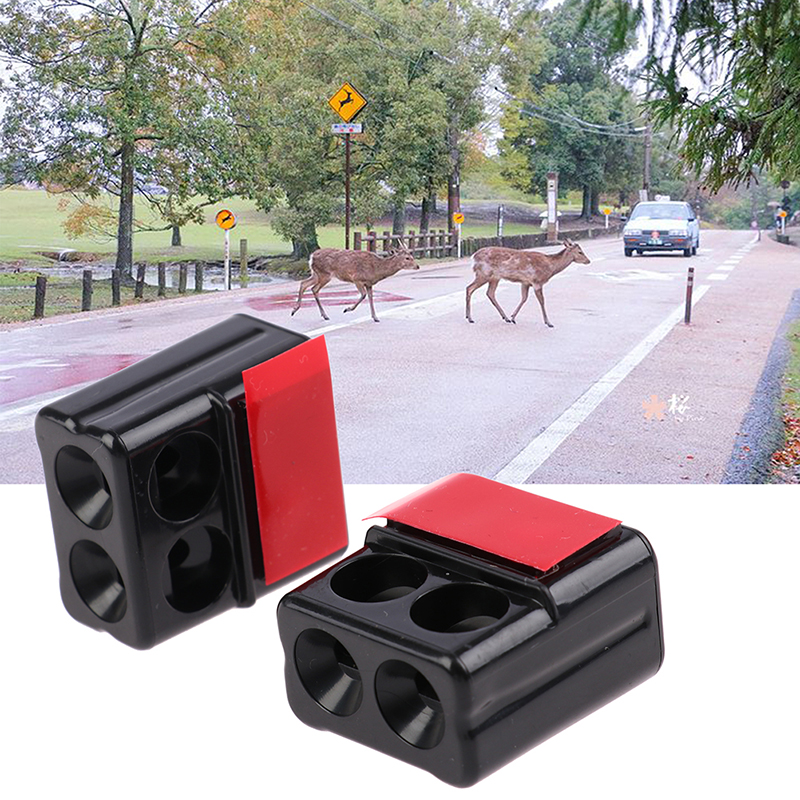 2pcs Car Repeller Animal Car Ultrasonic Animal AVERTISSEMENT ALARME DEER