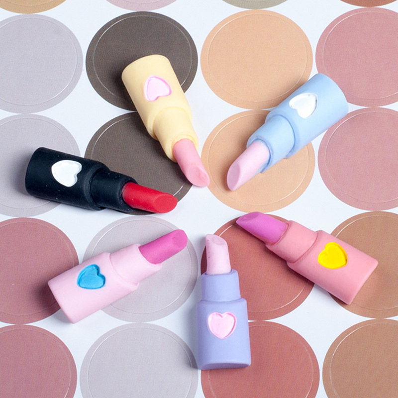 5Pcs Miniature Cute Lipstick Simulation Cosmetics DIY Play Toys ...