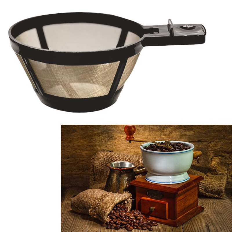 1x Panier de filtre à café réutilisable Style Café Machine Machine Mesh