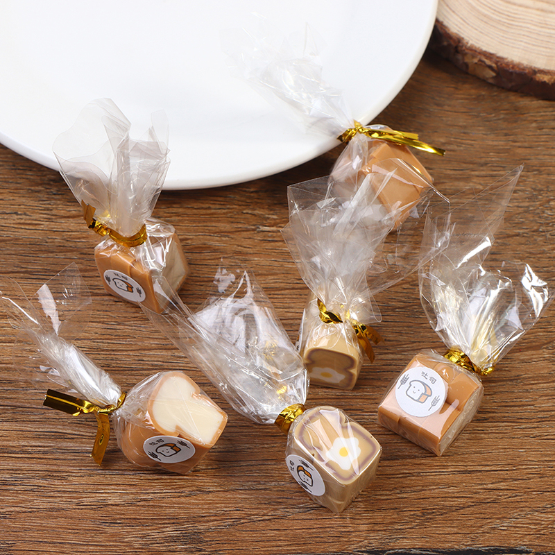 Set da 2 pezzi 1:12 House Dollose in miniatura pane toast bambola mini cibo  Pe