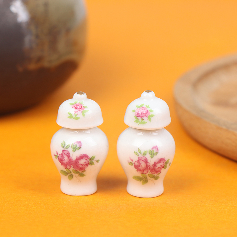 Doll House Kitchen Ceramic Eating Jar Doll house Miniatures 1:12 ...