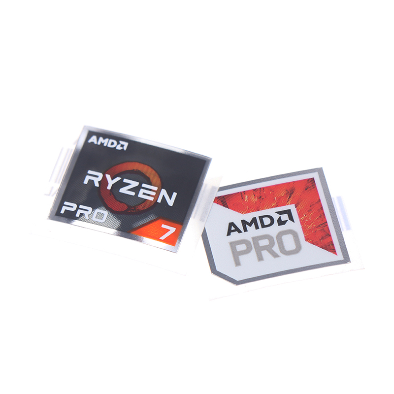 5PCS AMD PROCESSOR Series Label Sticker A9 PRO E2 Ryzen 3 5 7 Logo DIY ...