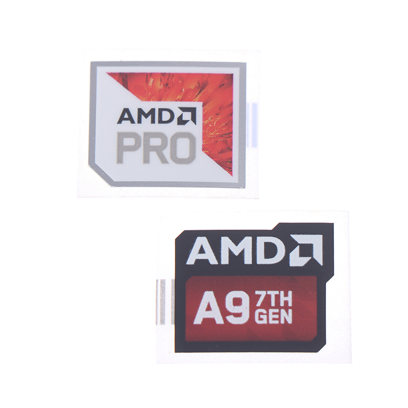 5PCS AMD PROCESSOR Series Label Sticker A9 PRO E2 Ryzen 3 5 7 Logo DIY ...