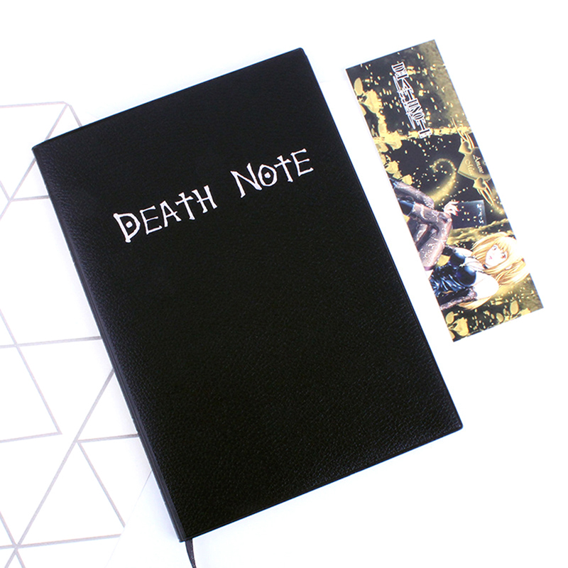Anime Death Note Notebook Journal en cuir et collier Feather Art ...